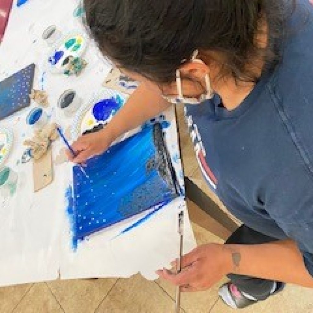 Paint Night At River Community - Social Model Recovery Systems